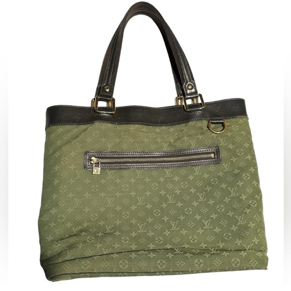 Louis Vuitton | Bags | Louis Vuitton Green Vintage Monogram Mini Lin ...